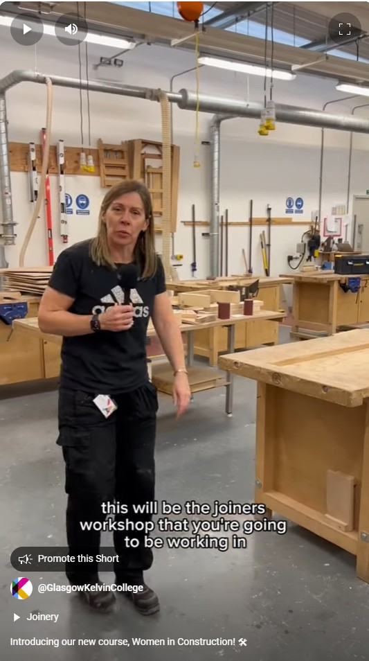 NQ WOMEN INTO CONSTRUCTION: SCQF 5 - Glasgow Kelvin College